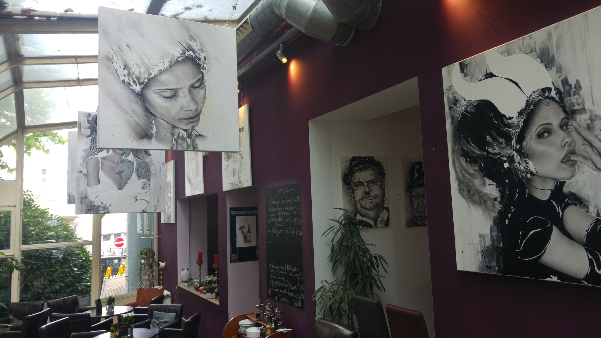 Kunstausstellung im Café Click - Tanja Weidenbörner FINE ART - Essen-Süd