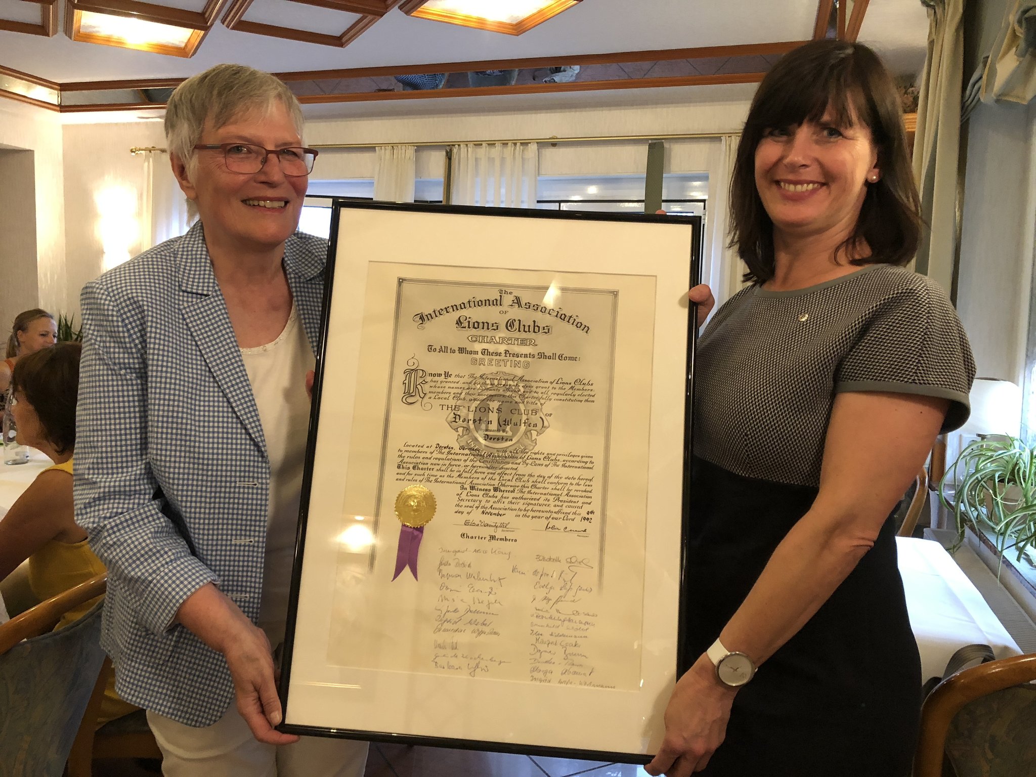 Irmgard Alice König ist Präsidentin des Lions Club Dorsten-Wulfen - Dorsten