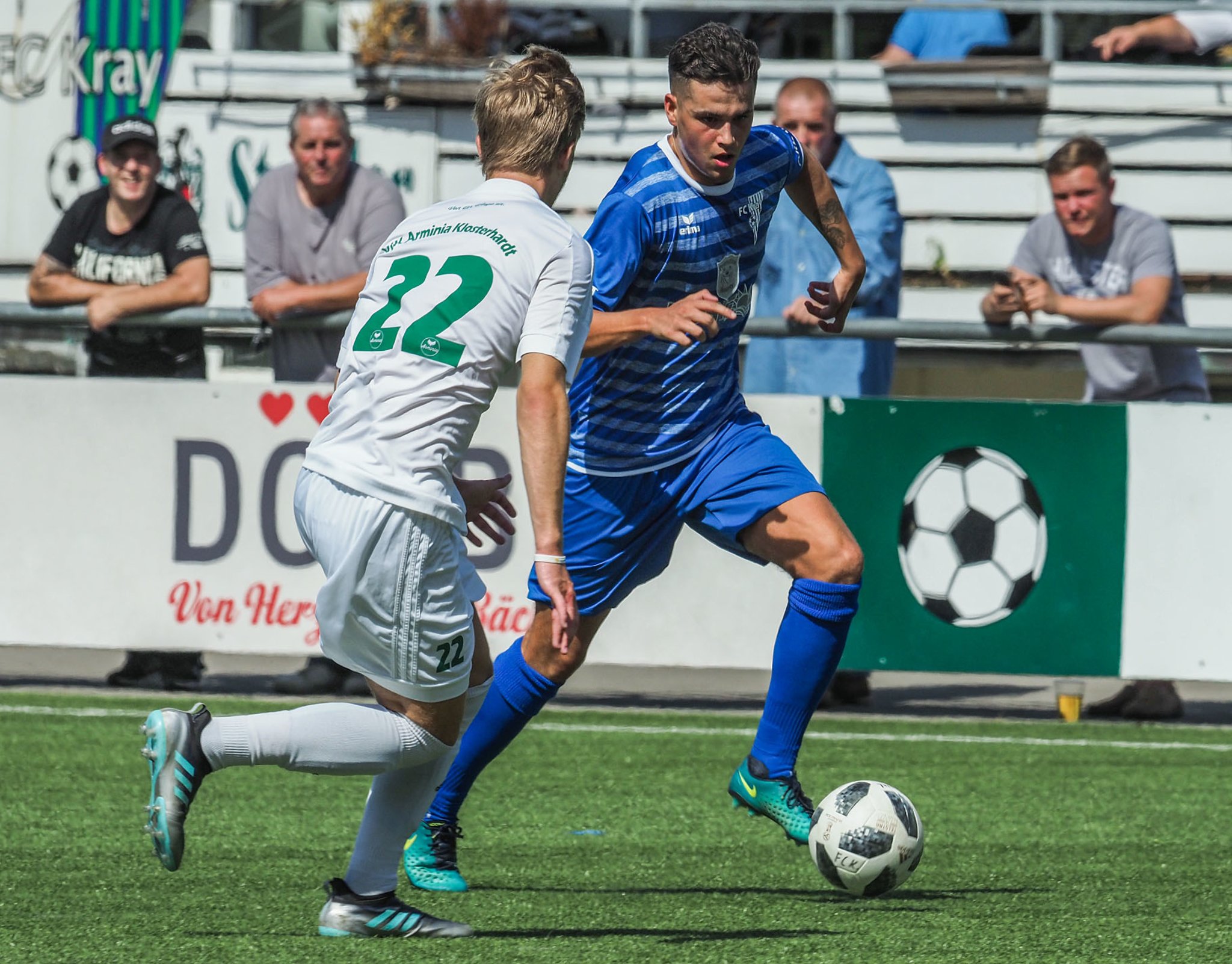 Erstes Auswärtsspiel für den FC Kray: heute beim SV Scherpenberg ...