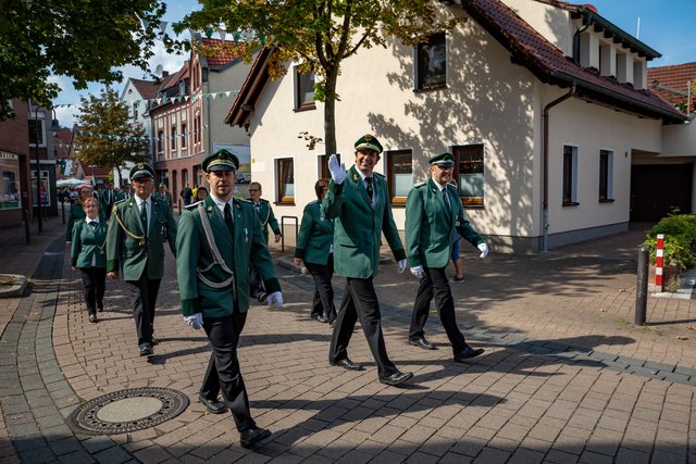 Festumzug beim Schützenfest in Selm Bork - Selm