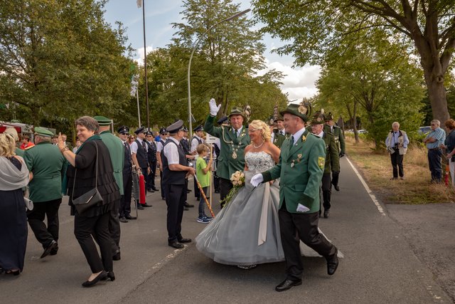 Festumzug beim Schützenfest in Selm Bork - Selm