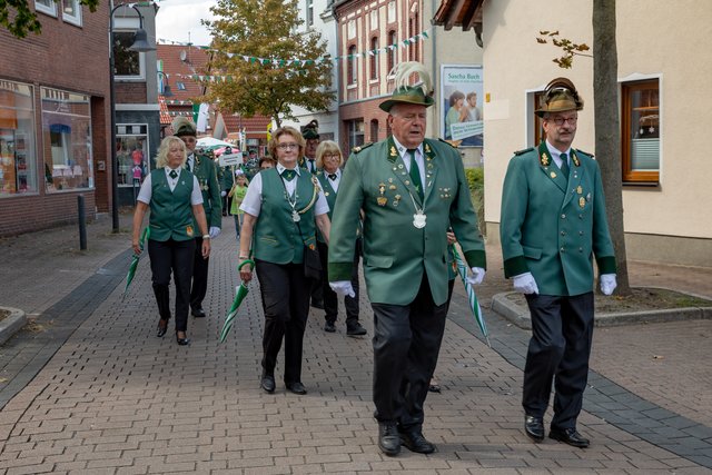 Festumzug beim Schützenfest in Selm Bork - Selm
