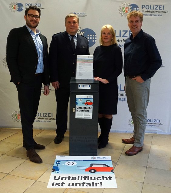 Unfallflucht ist kein Kavaliersdelikt, Zeugenbriefkasten im ...