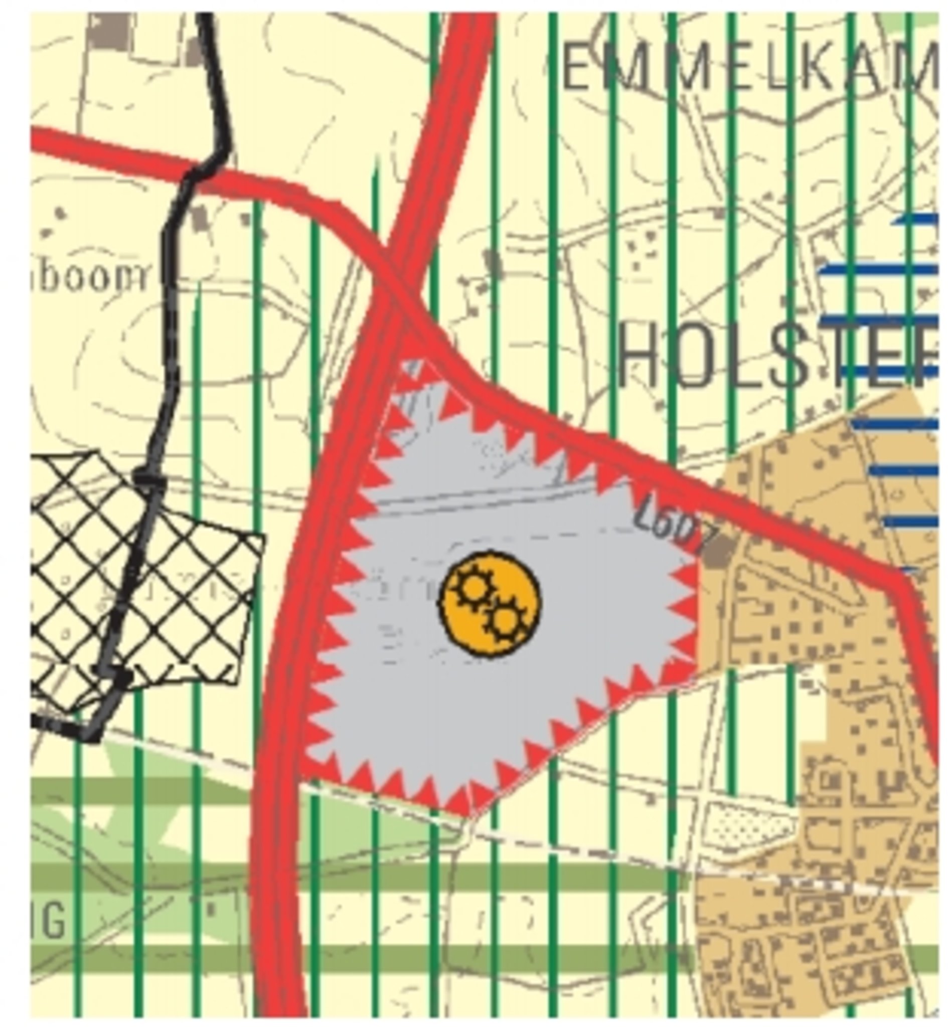 Entwurf Regionalplan des RVR: Kooperationsstandort Emmelkamp - Dorsten