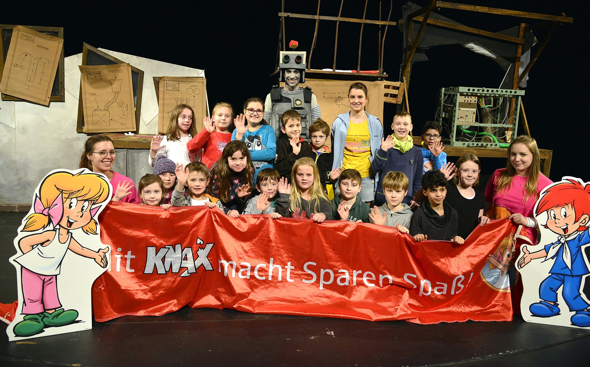 Knax-Club Sparkasse Witten: Knaxianer unterwegs mit Robbi, Tobbi und ...