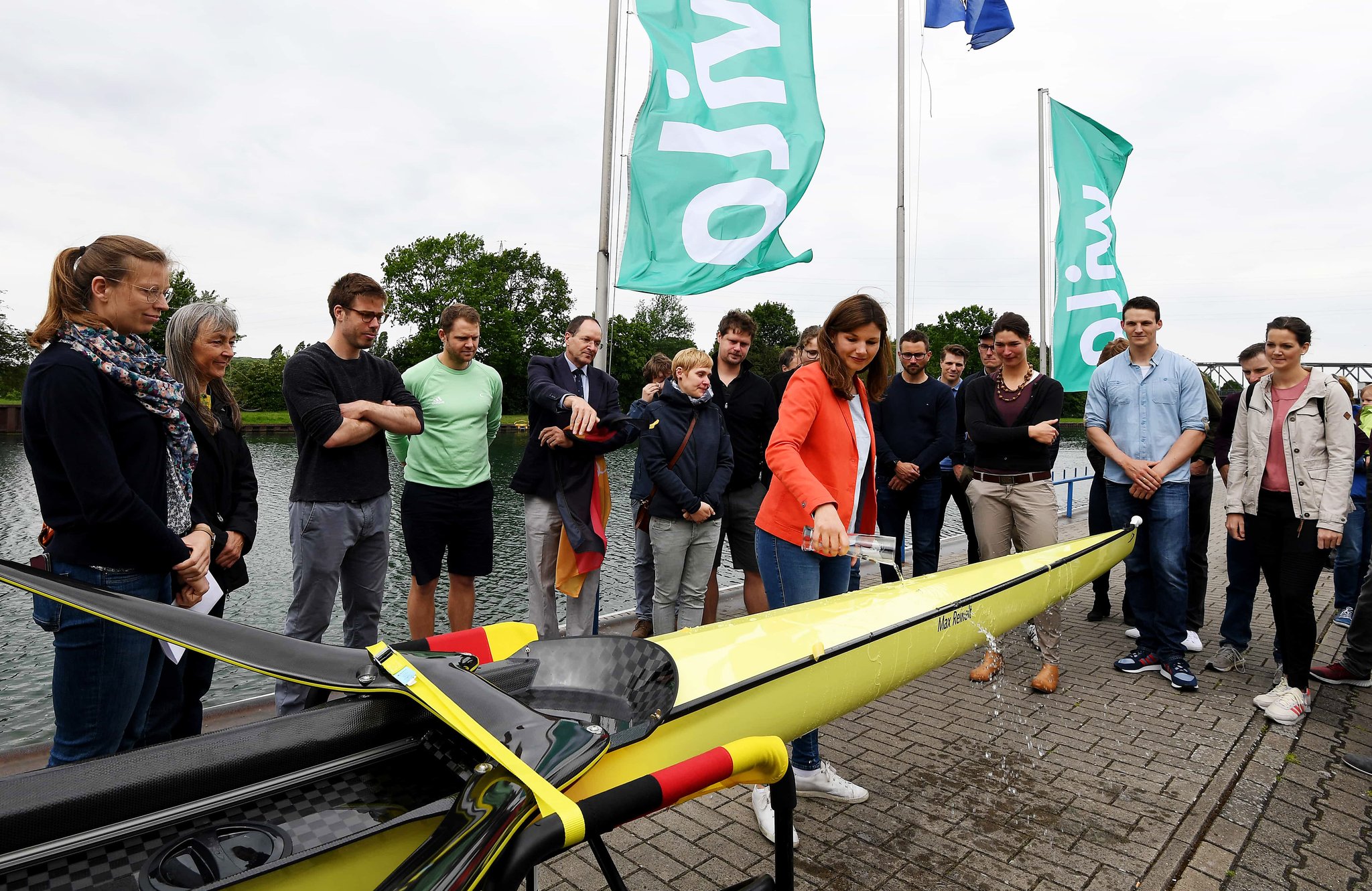 Bootstaufe am Ruderleistungszentrum Dortmund in Lindenhorst zu Ehren ...