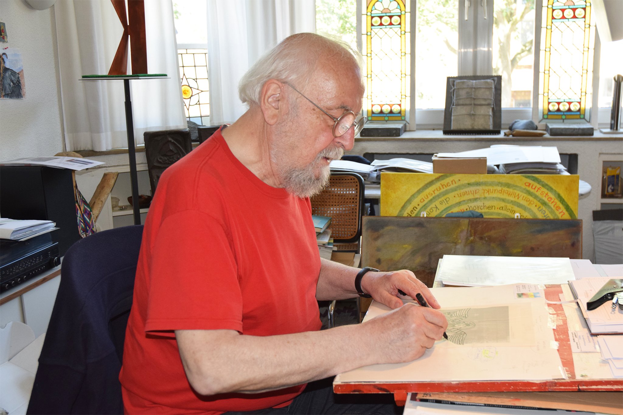 Borbecker Künstler Manfred Boiting blickt auf spannende 80 Lebensjahre ...