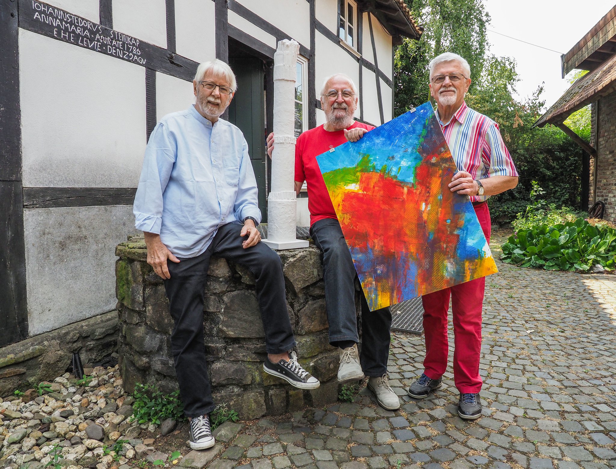 Gruppe 3+ hat sich mit Edelgard Stryzewski-Dullien und Ines Gauchel ...