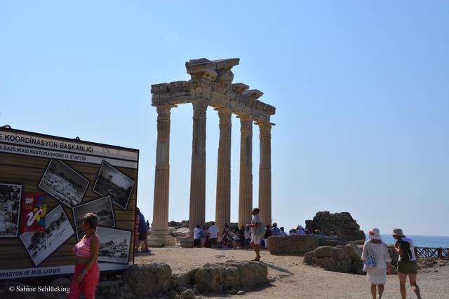 Urlaub in der Türkei: Ausflug in die Stadt Side (Altstadt) mit dem ...