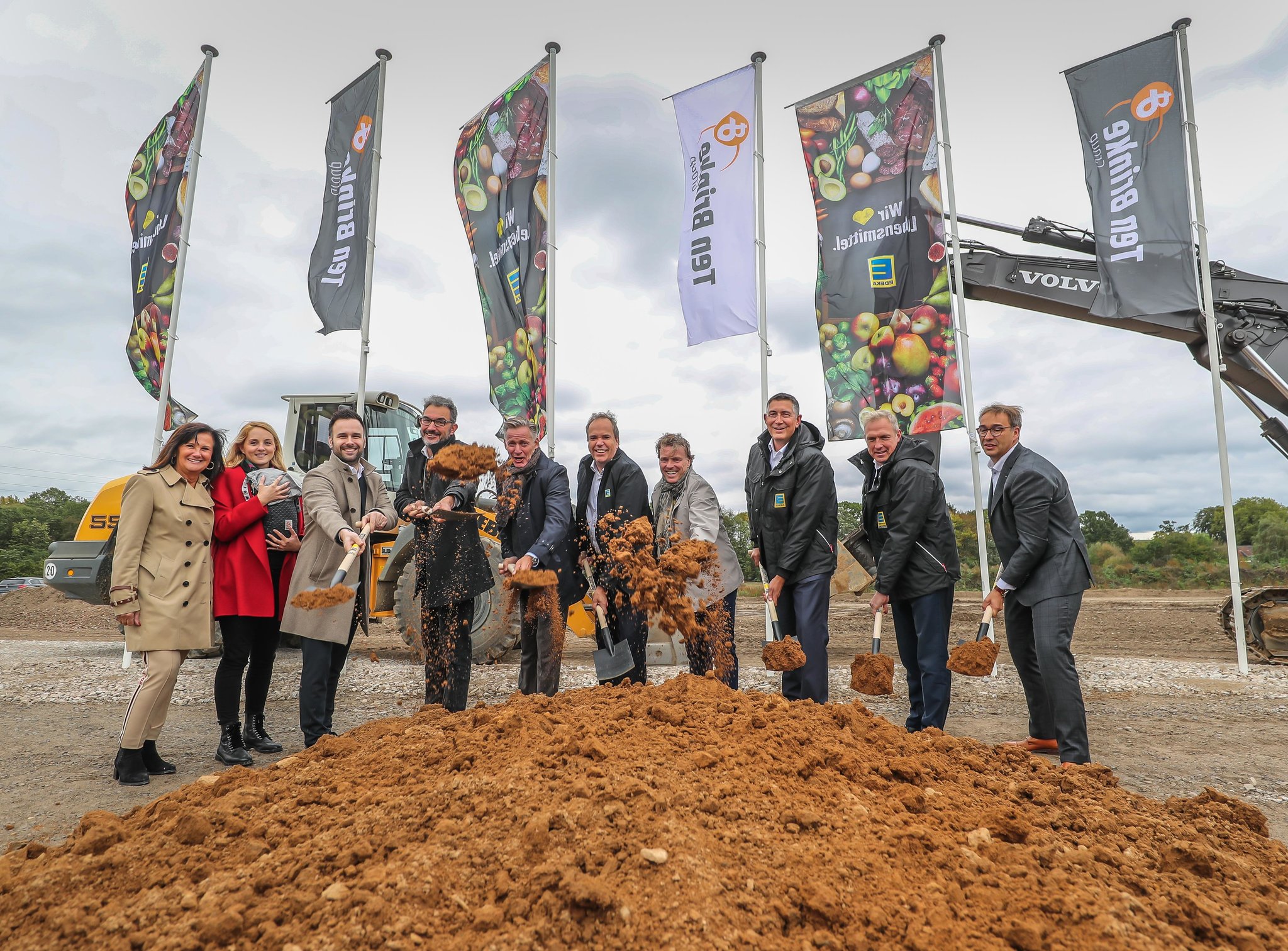 EDEKA Rhein-Ruhr setzt Spatenstich an der Rheinberger Straße in Utfort ...