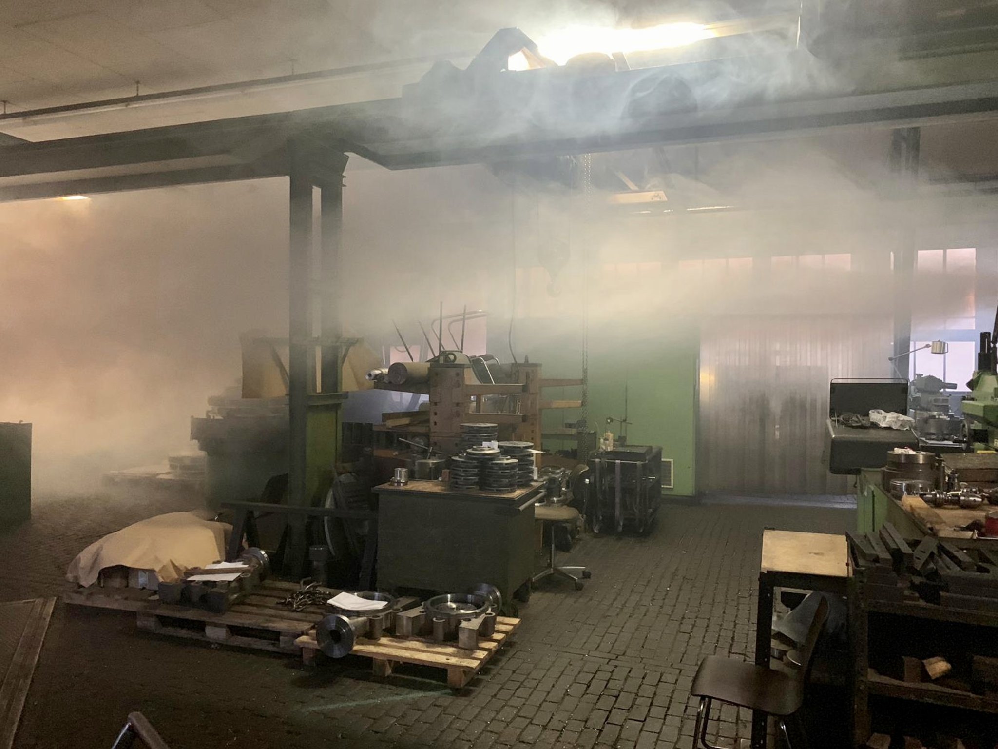 Feuerwehrübung bei „Pumpen Weller“ in Kamen: Fabrikhalle brennt: Was ...