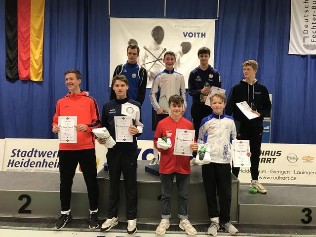 Fechtsport: Kassian Meier holt Gold in Heidenheim - Hilden