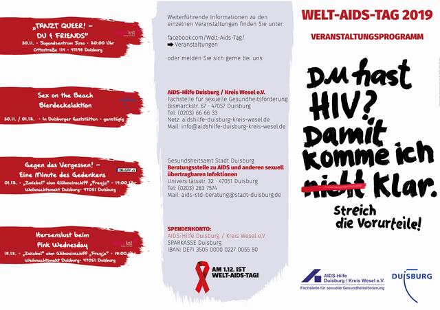 Am 1 Dezember Ist Welt Aids Tag Ein Hiv Test Lohnt Sich Aids