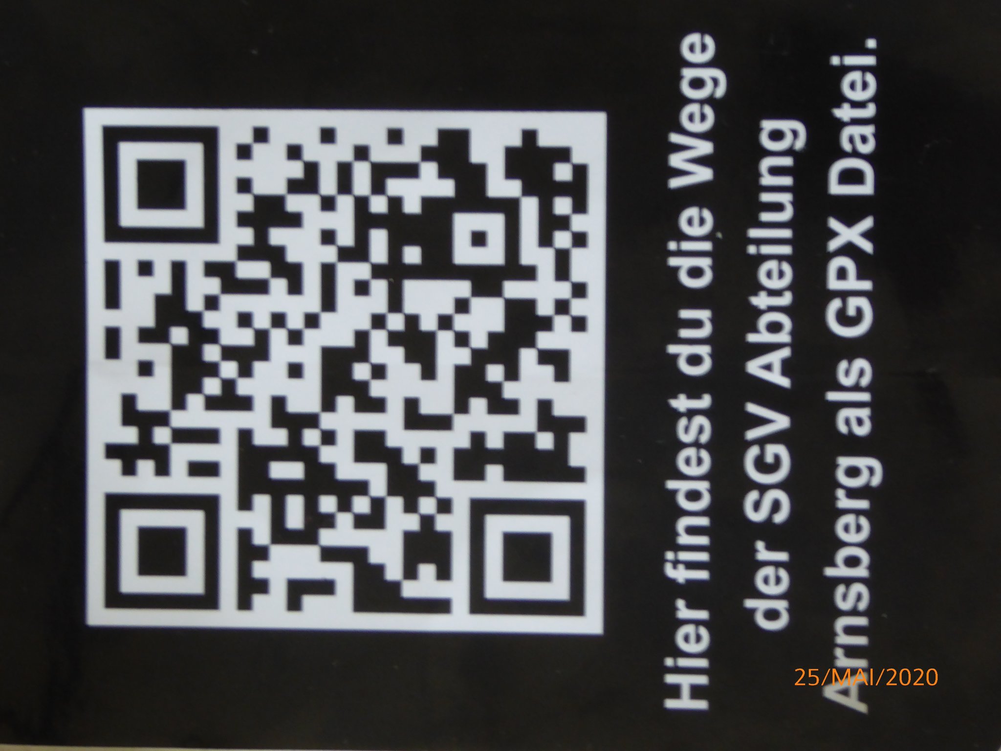 SGV-Arnsberg: Mit QR-Code den Wanderwegen auf der Spur - Arnsberg