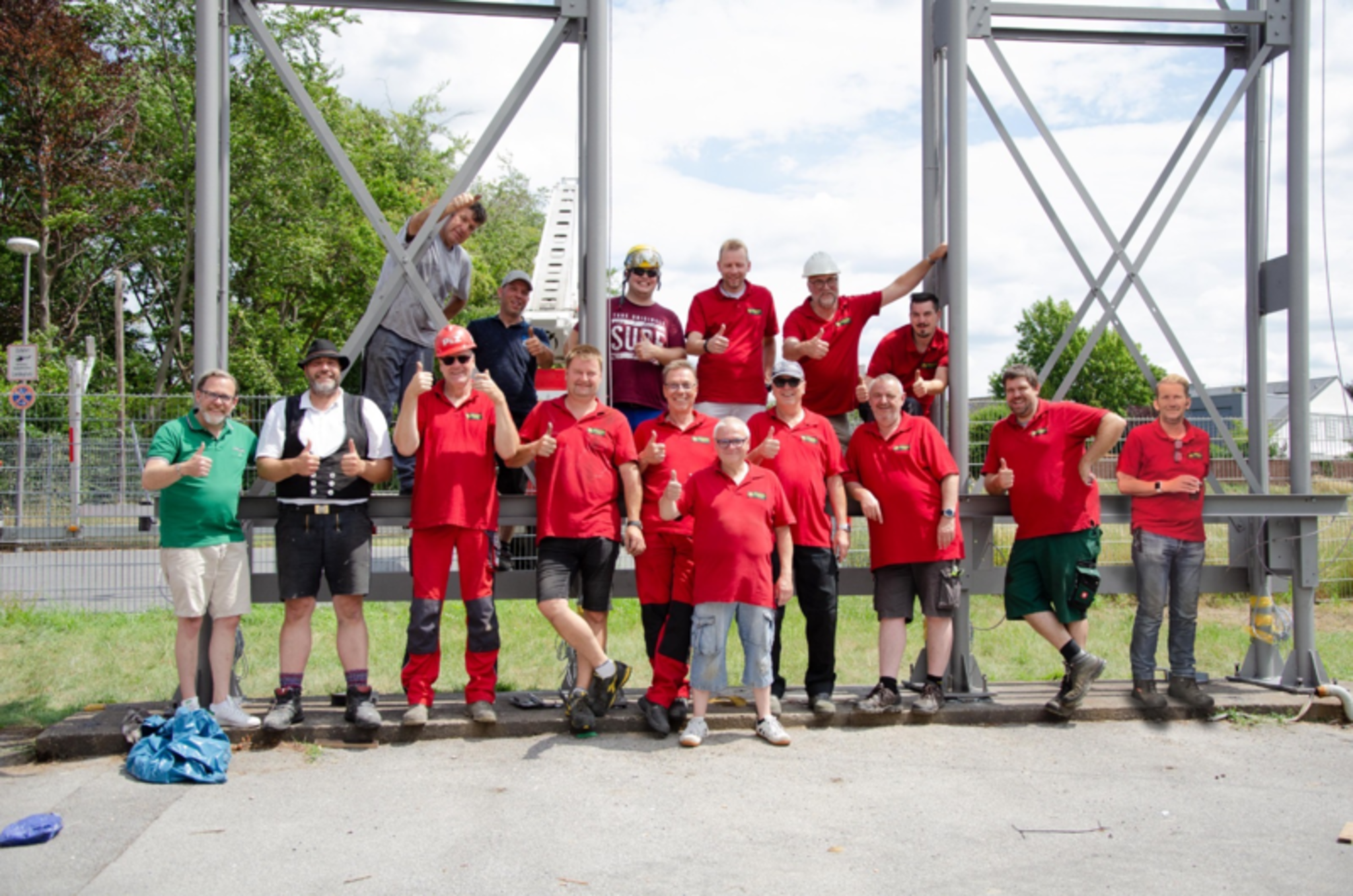 Ratinger St.-Sebastiani-Bruderschaft: Schützen feierten Richtfest am ...