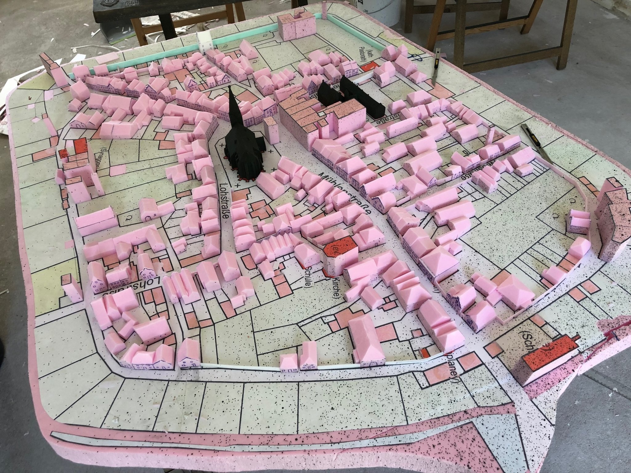 Historisches Stadtmodell von Uedem - Uedem