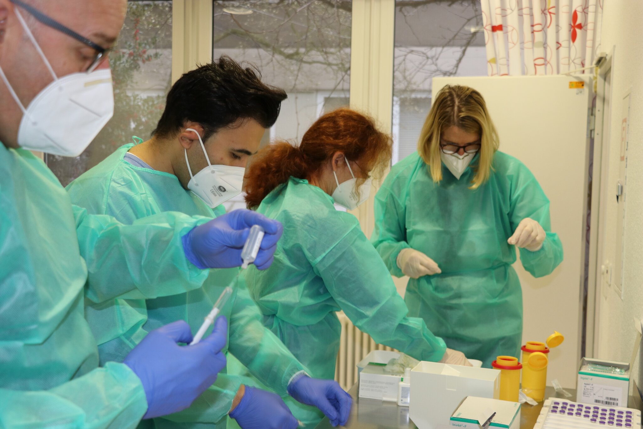 Impfungen im Kreis Recklinghausen haben begonnen: Jürgen Popp und Ruth ...