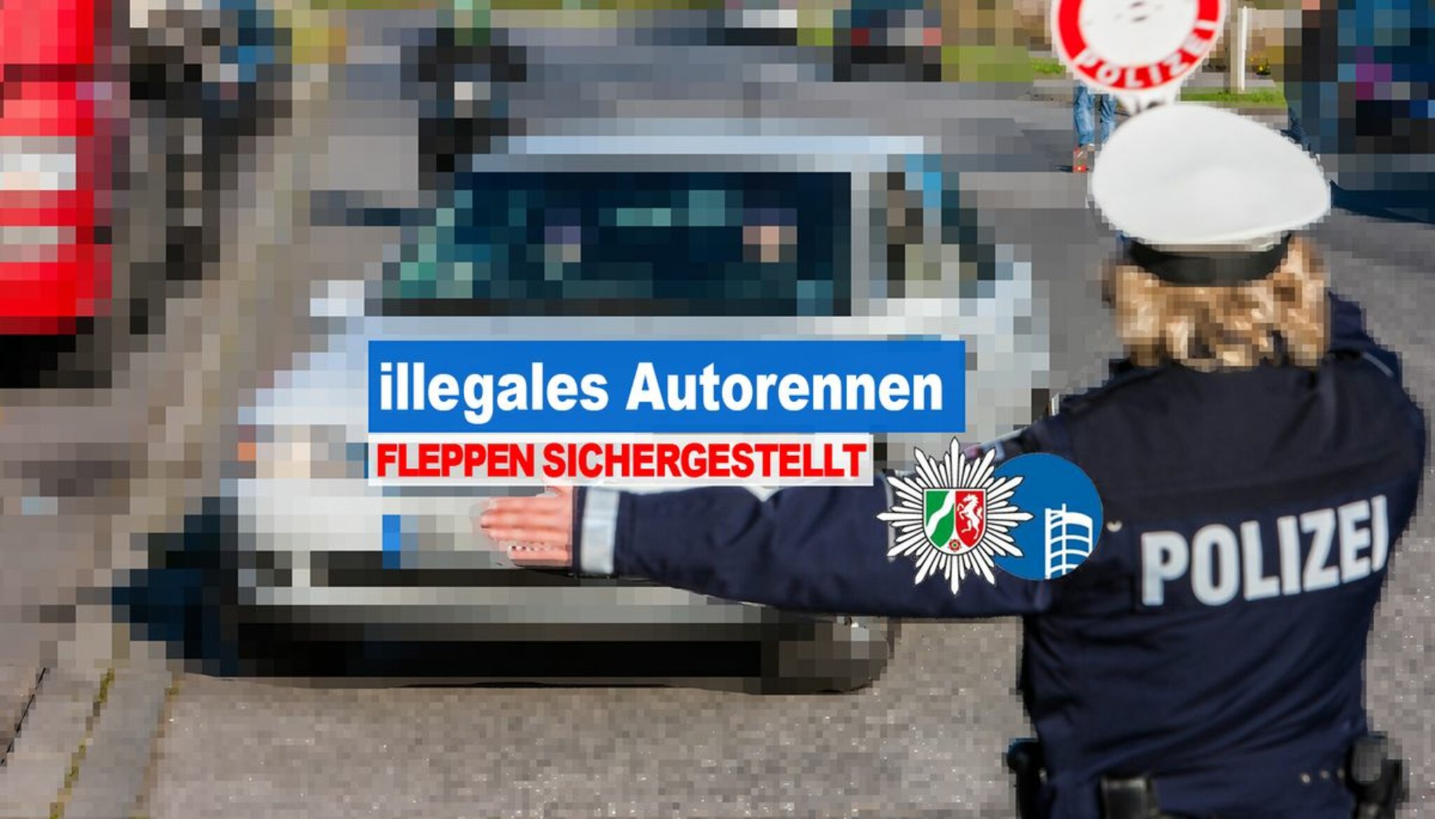 Ein Rennen startete offenbar auf der Beisenstraße in Ellinghorst: Polizei beendet zwei illegale ...