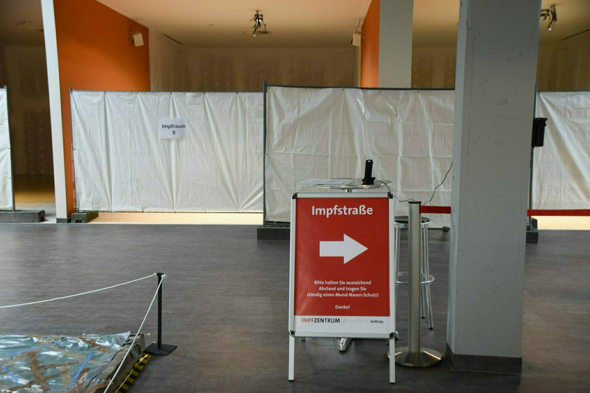 Impfzentrum in Bottrop wird wieder in Betrieb genommen ...