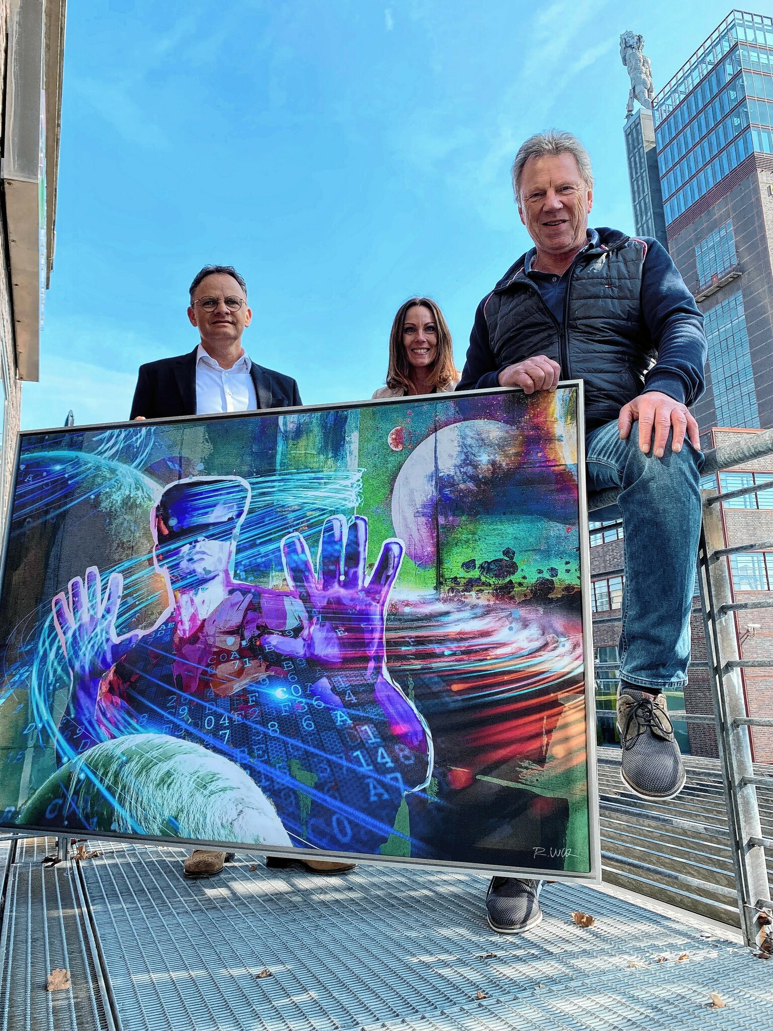 Rainer Luck gestaltet Gelsen-net-Werbung: Kunst schärft ...