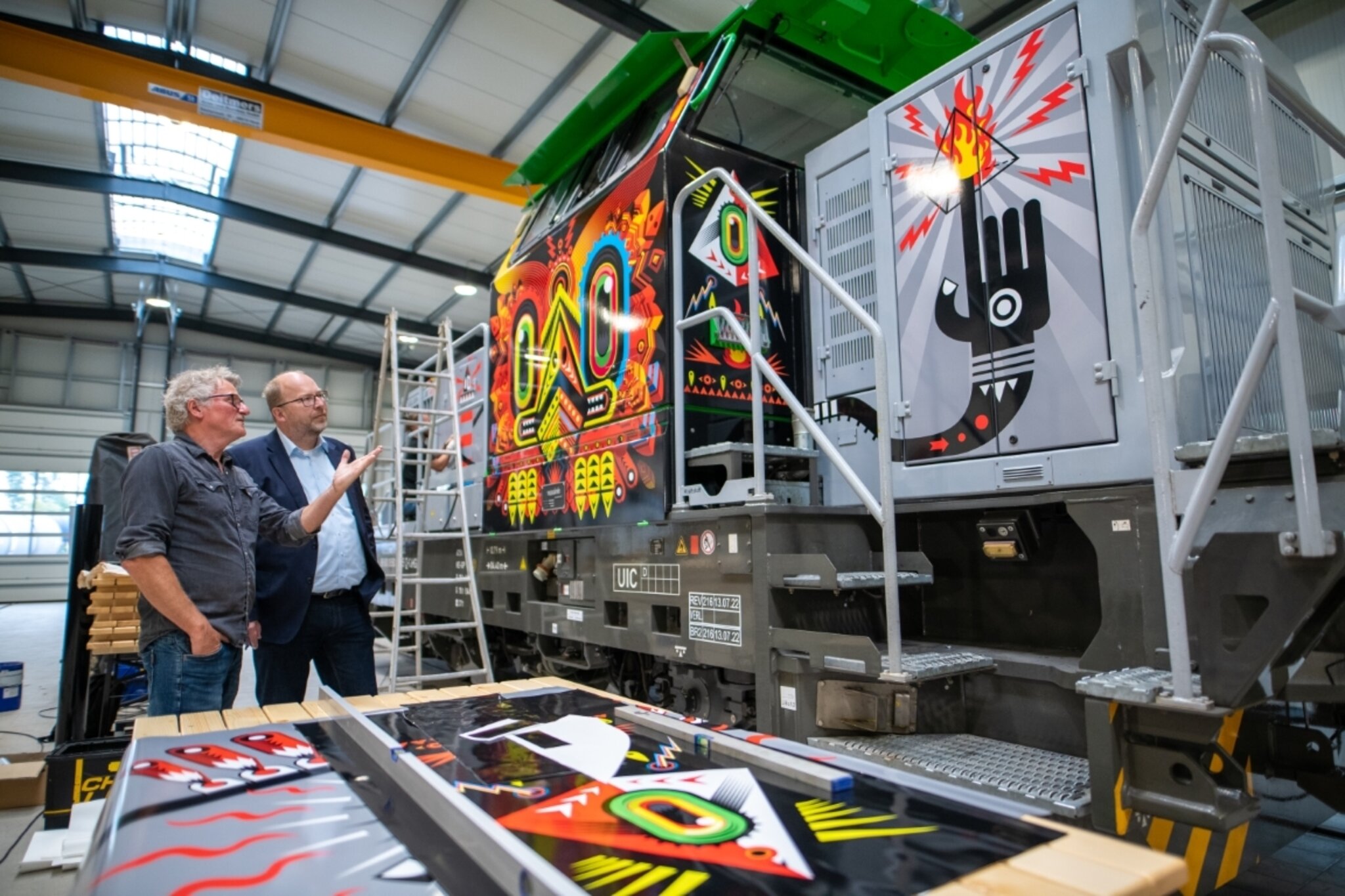 Loks der GELSEN-LOG. erhalten neuen Look: Wenn Phönix durch den Hafen ...