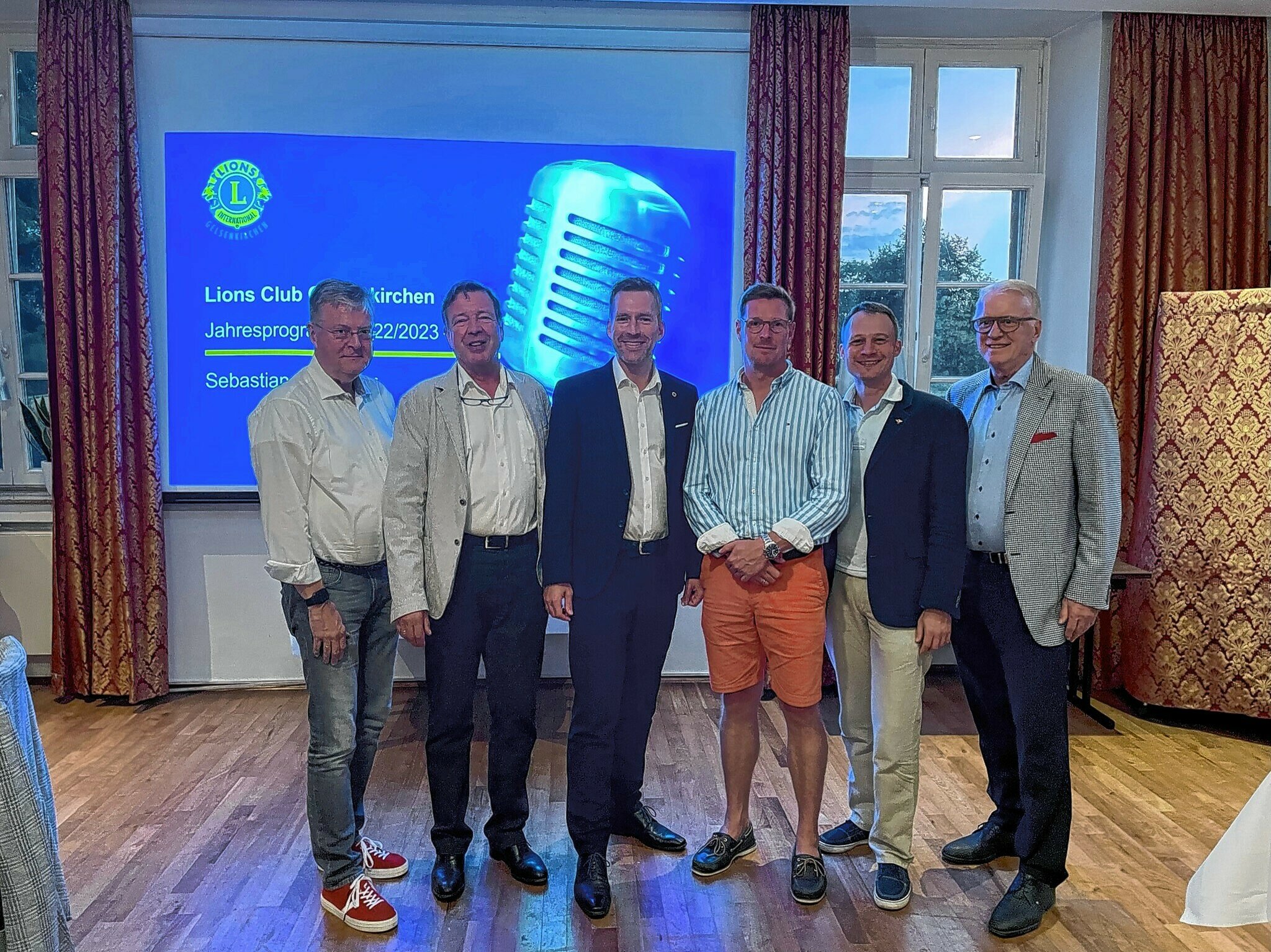 Unter neuer Führung: Sebastian Schwager ist neuer Präsident des Lions Clubs Gelsenkirchen ...