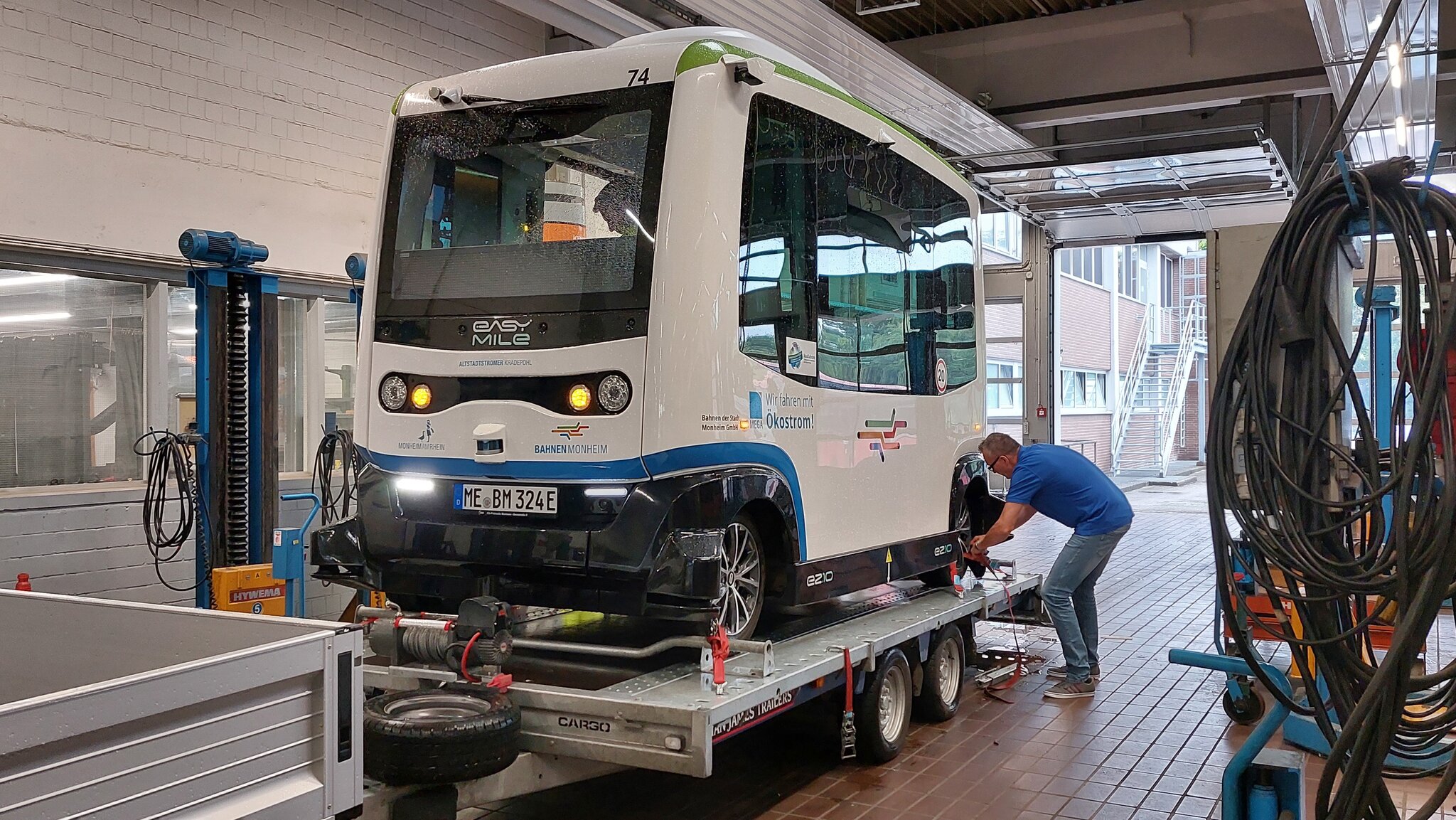 Attraktion zum Tag der offenen Tür: Busse fahren autonom - Oberhausen