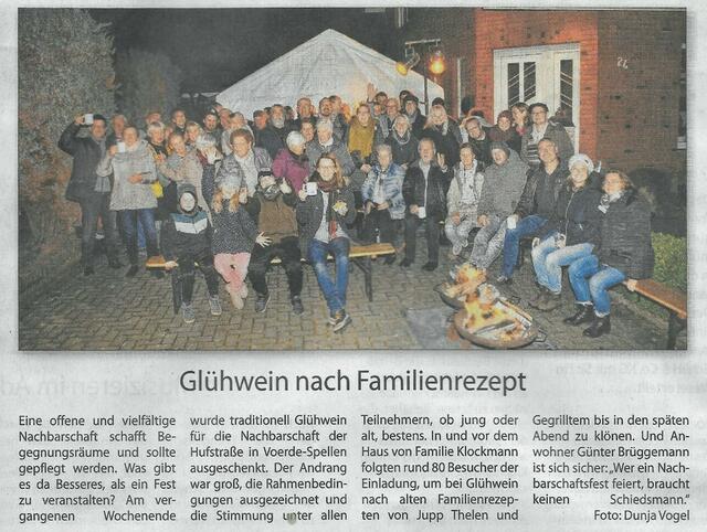 Tradition seit 1976: Hufstraßenfest in Spellen wird fortgesetzt ...