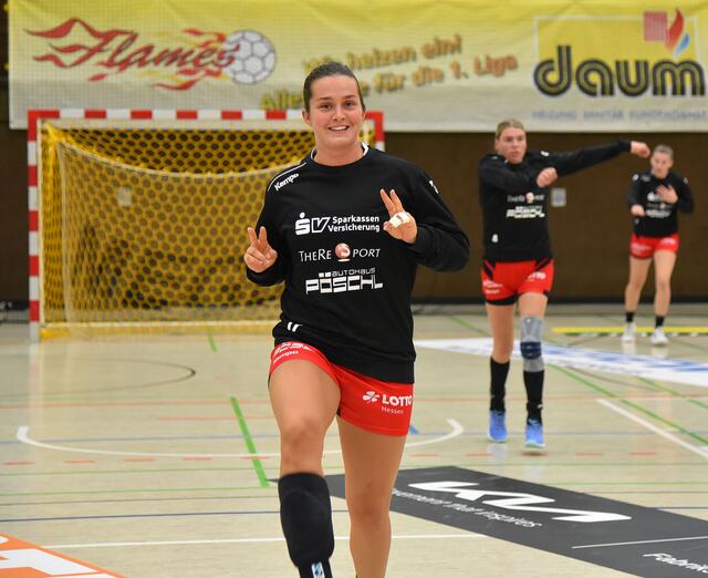 Borussia Dortmund / BVB / Damenhandball: Alina Grijseels, Dana Bleckmann, Frida Rönning, Zoe ...