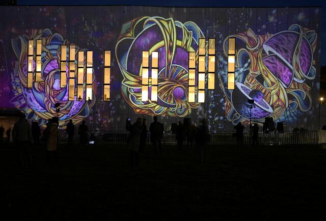 Magie des Lichts: Essen Light Festival 2022 - Essen-West