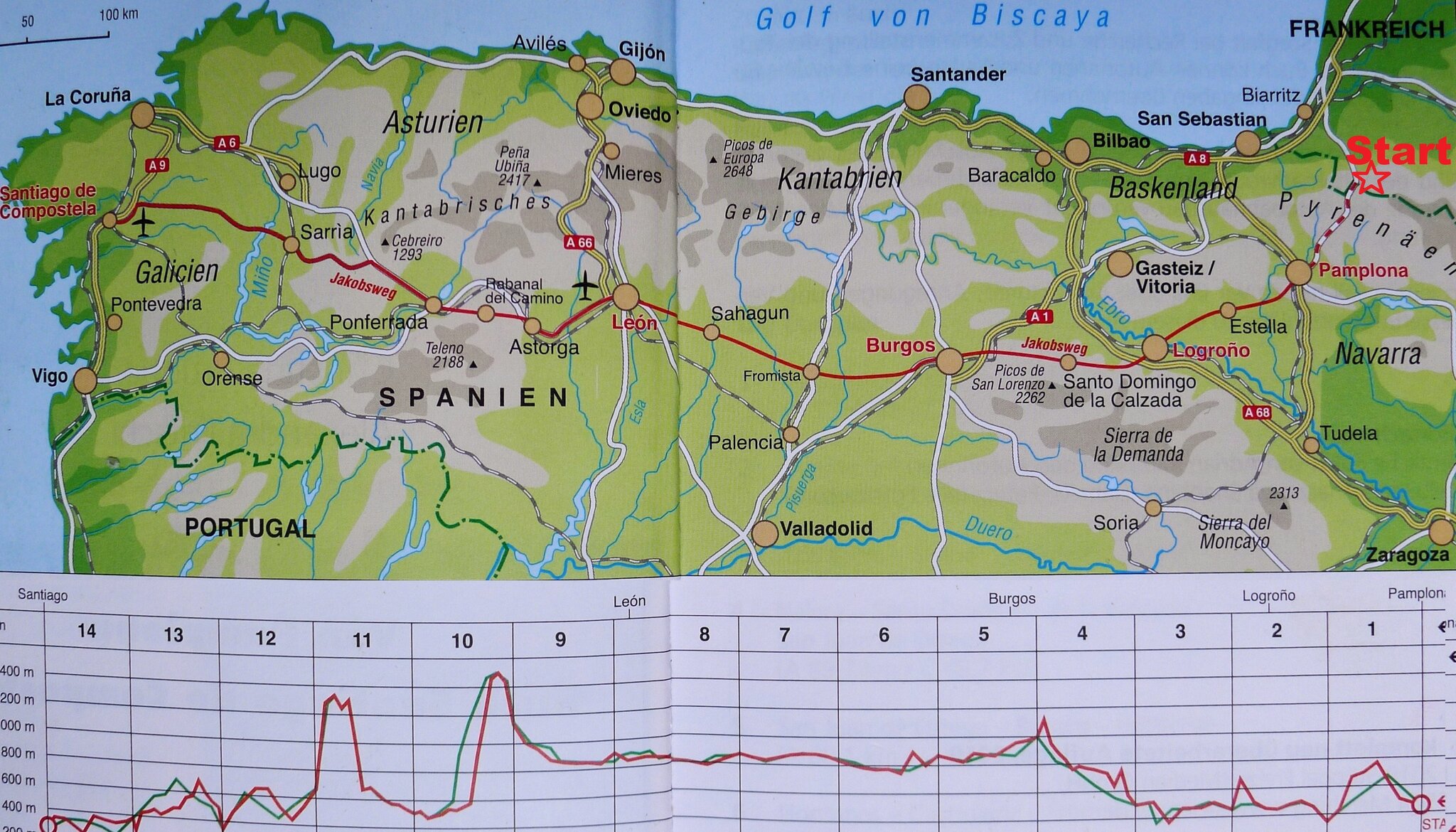 Von Frankreich nach St.Jago de Compostela: Pilgerreise Jakobsweg - Gladbeck
