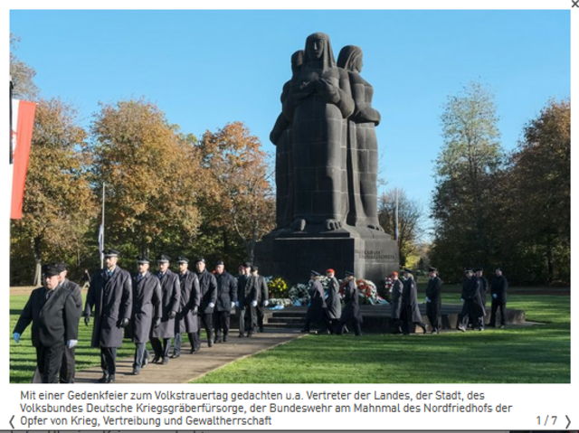 Landeshauptstadt Düsseldorf - Volkstrauertag: Gedenken zum Volkstrauertag - Nordfriedhof ...