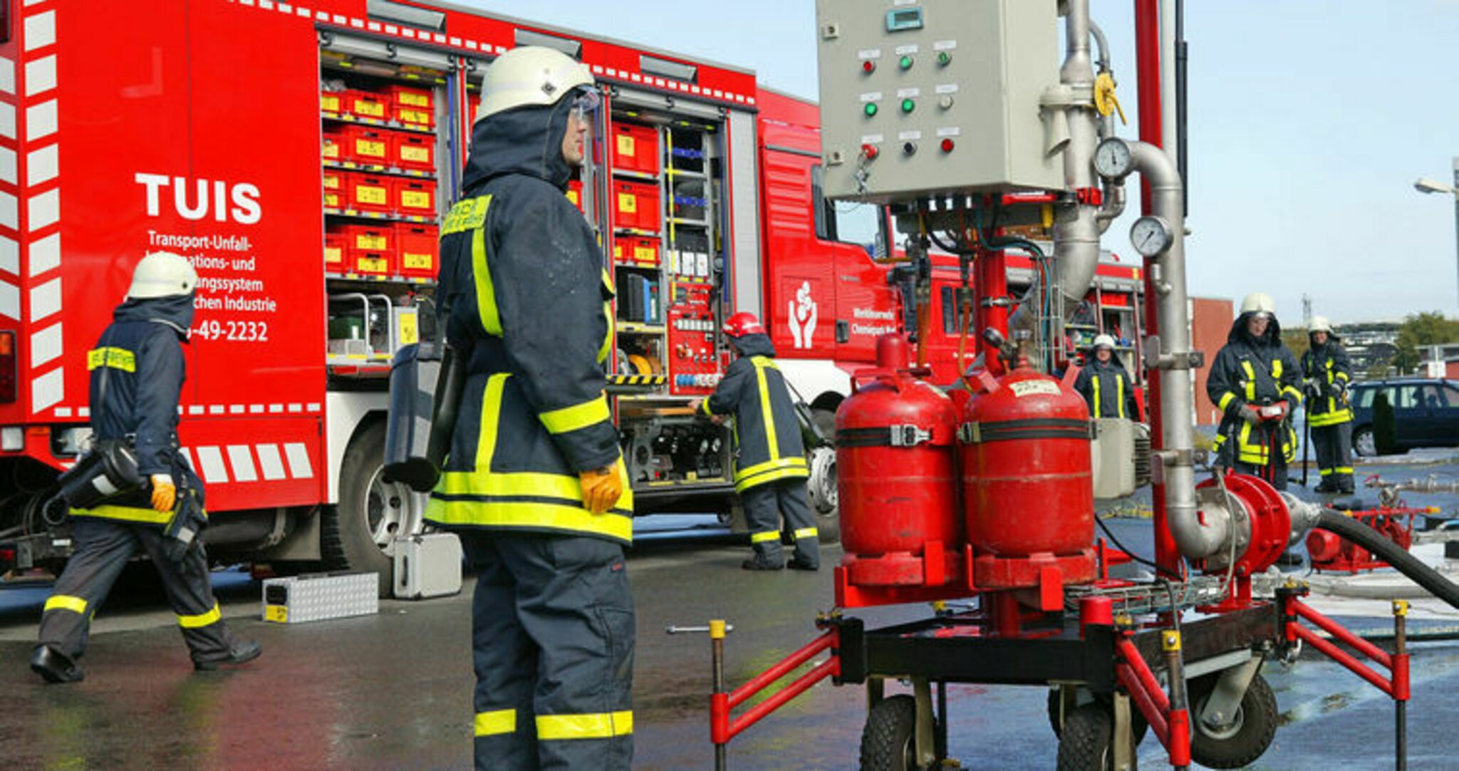 Werkfeuerwehr des Chemiepark Marl erneut bei TUIS-Einsatz beim ...