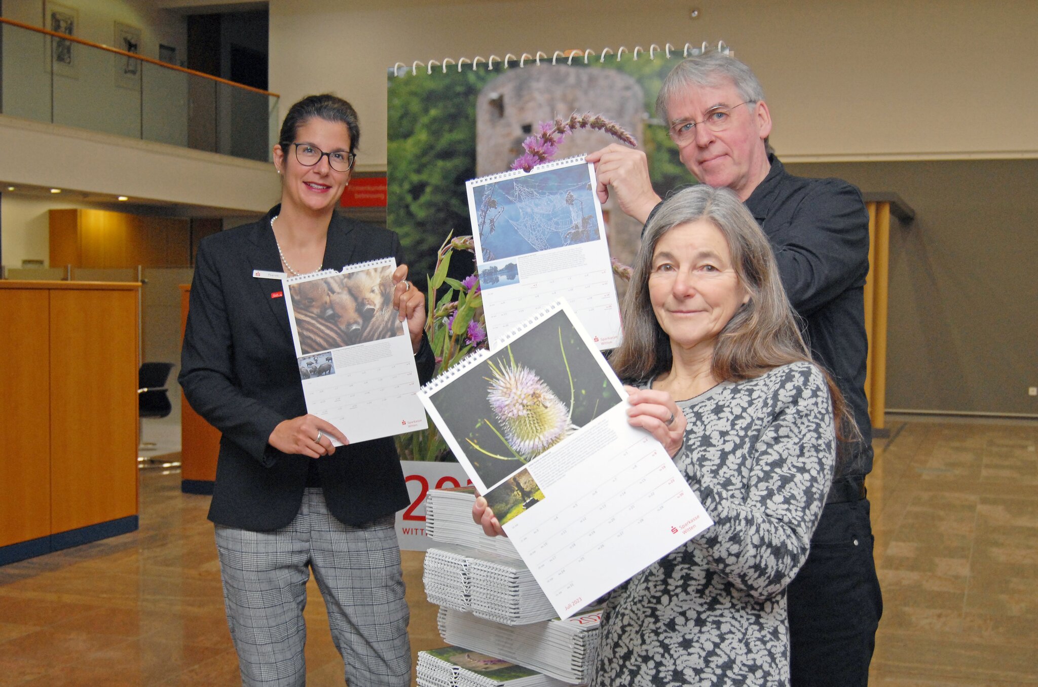 Sparkasse gibt neuen Jahreskalender heraus: Wittens wilde Schätze - Witten