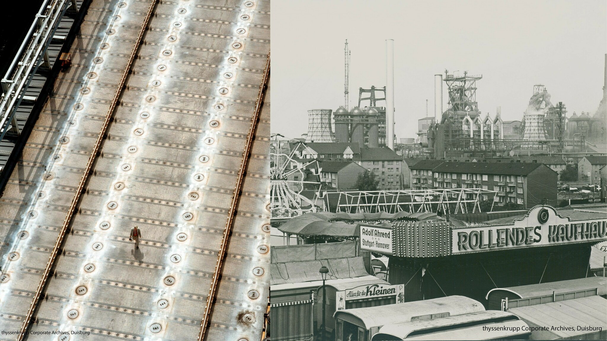 Thyssenkrupp Im Bild 99 X Stahl“ Zeigt Impressionen Aus 130 Jahren
