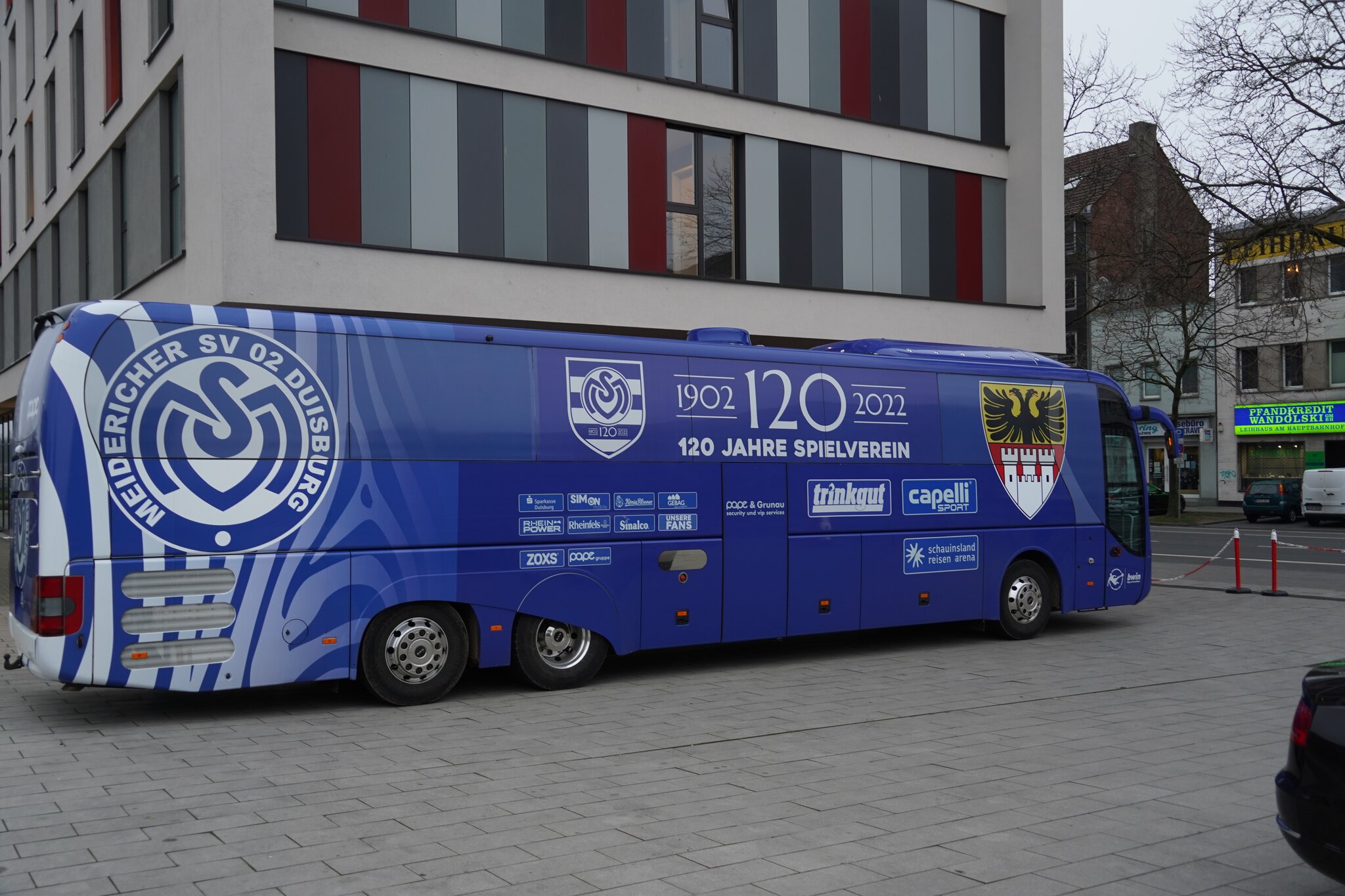 Der MSV Mannschaftsbus - Duisburg