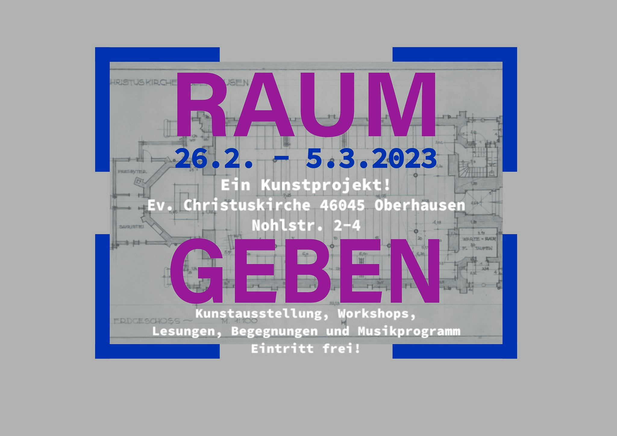 Kunstprojekt RaumGeben in der Christuskirche: Sonntag startet ein 8 ...