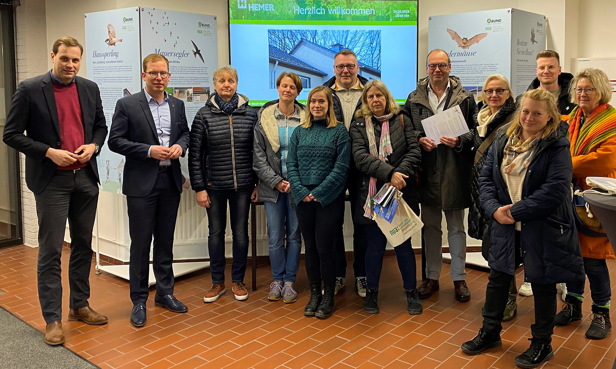 Wanderausstellung im Rathaus: Mehr Platz für Spatz & Co. - Hemer