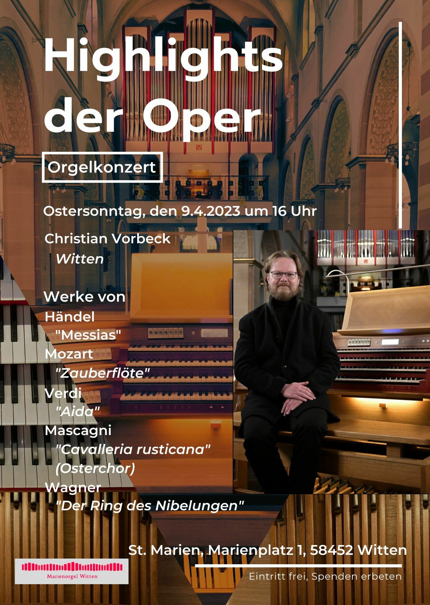 Orgelkonzert: "Highlights der Oper" - Witten