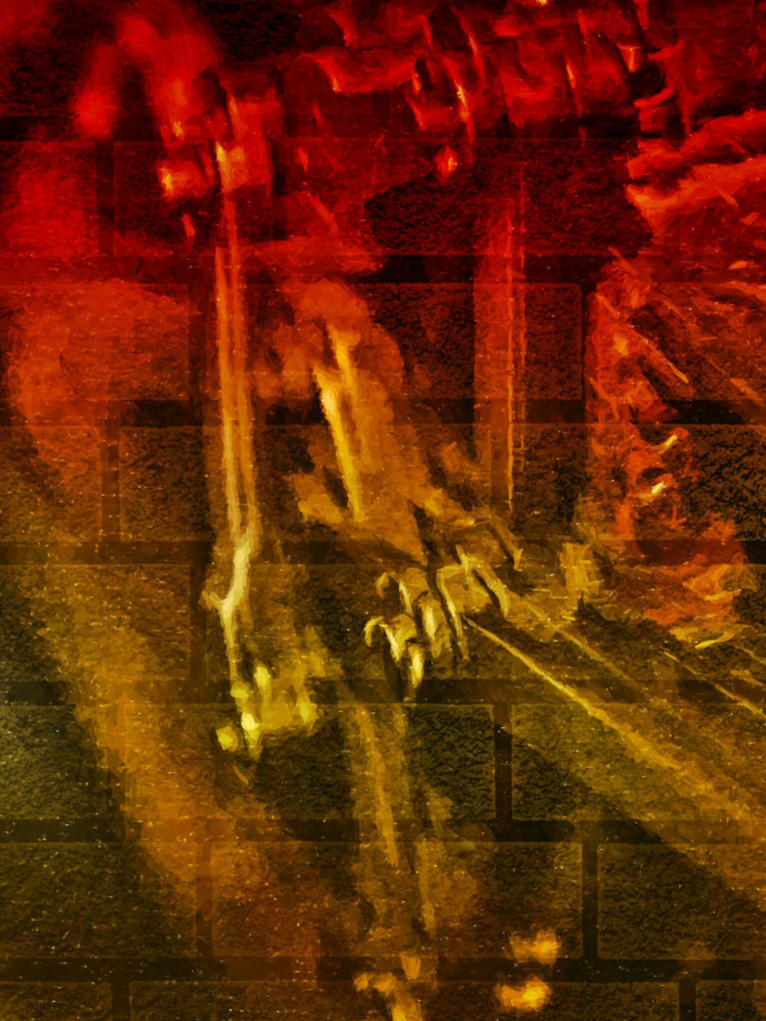 NFT / Digitalart: Street Art / Graffiti abstrakt Lokomotive Ruhrtalbahn ...