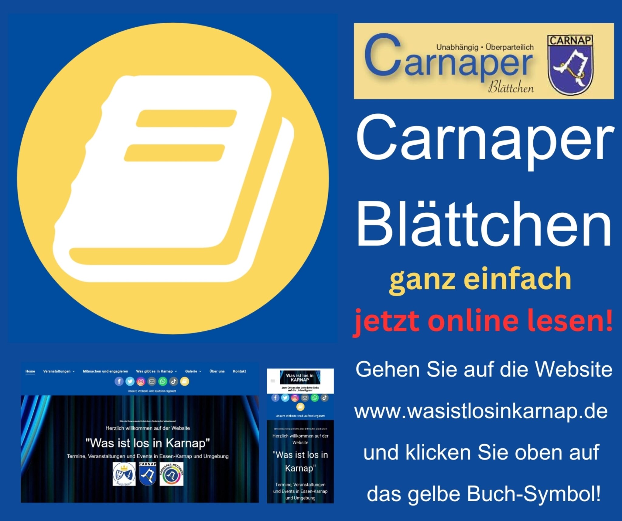 Ausgabe April 2023 ist ab sofort online verfügbar!: Carnaper Blättchen ...