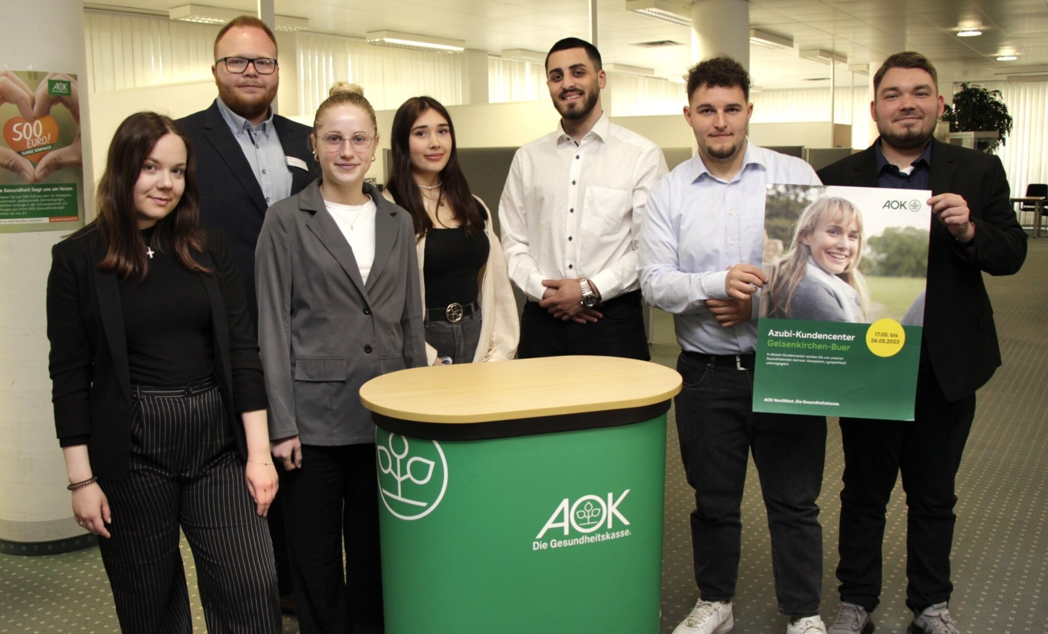 Eigenverantwortung in der Ausbildung: AOK-Azubis übernehmen für zwei ...