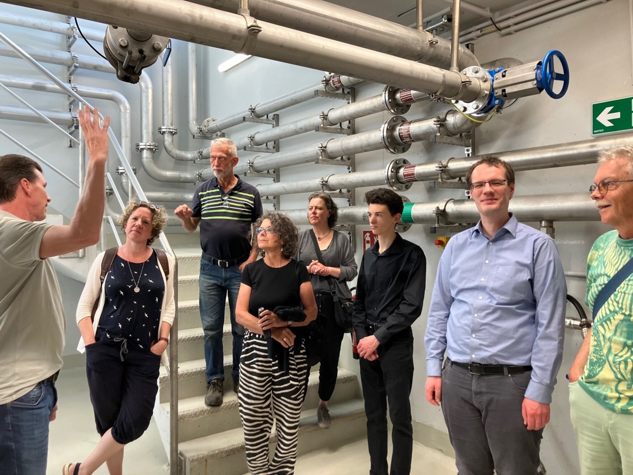 Klever Grüne besuchten Thermokompaktanlage - Kleve