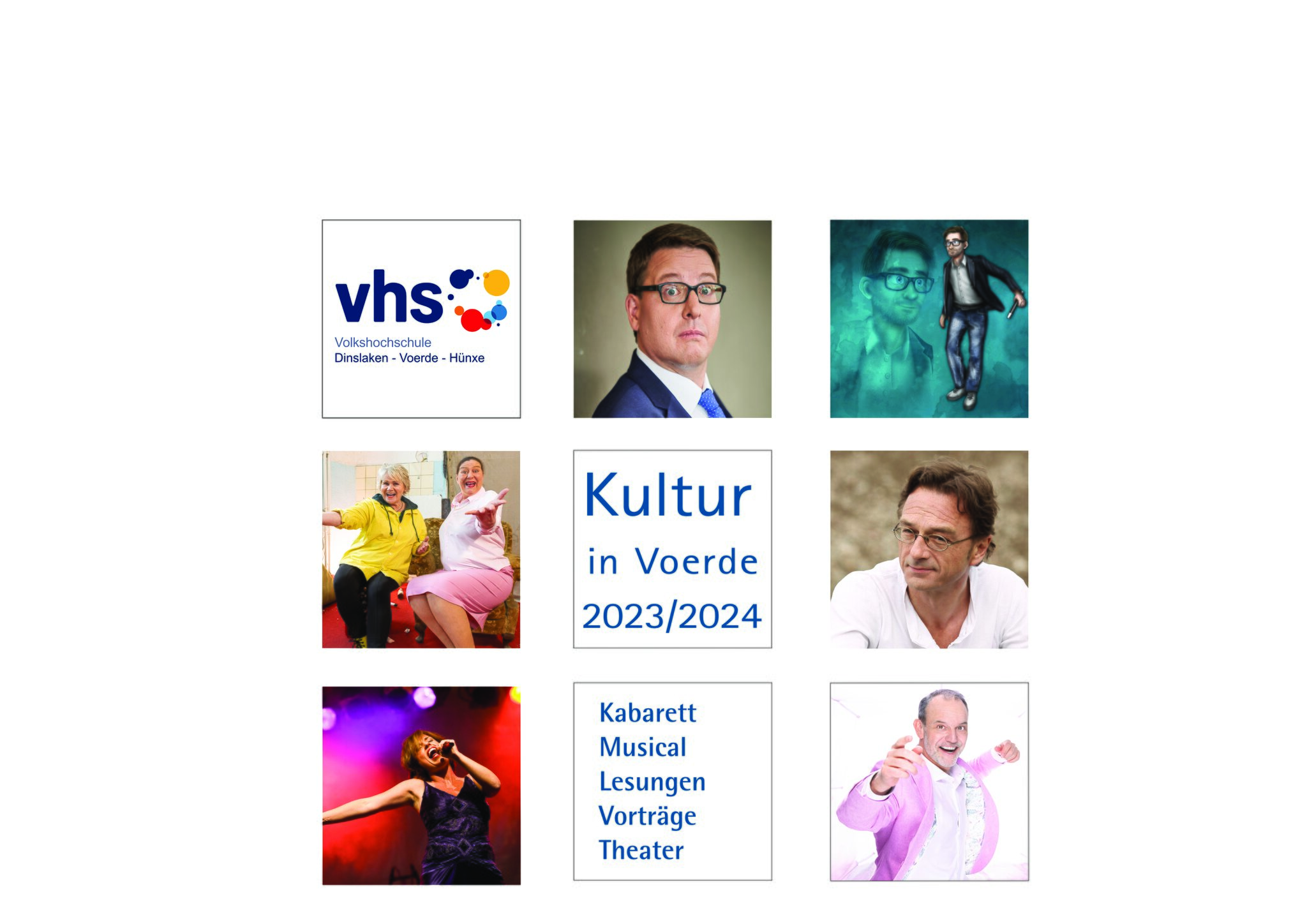 Kabarett, Musical, Lesungen, Vorträge..: Kulturprogramm Voerde 2023/2024 - Voerde (Niederrhein)