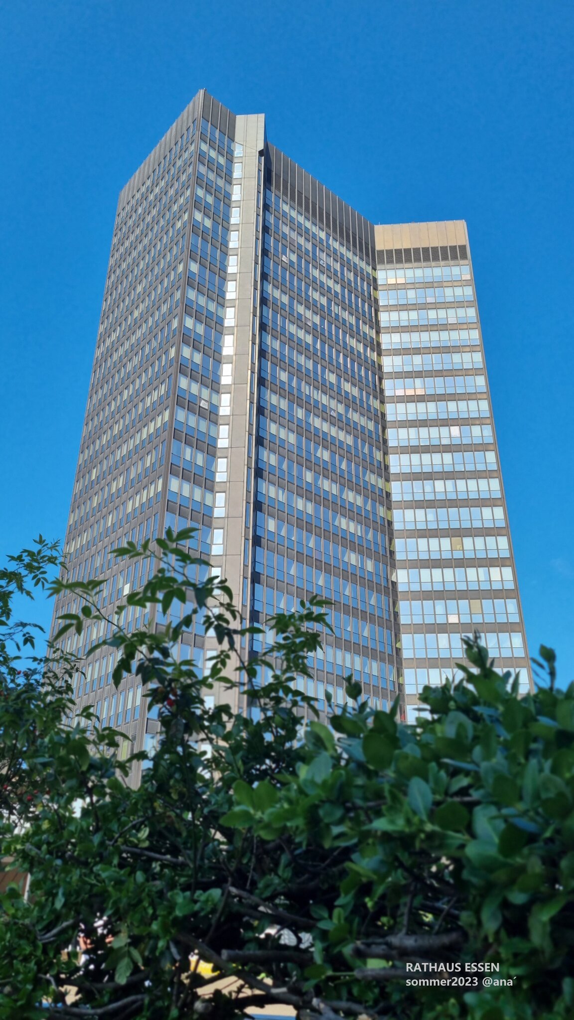 RUHRGEBIET Städte ESSEN Gebäude: Townhall of ESSEN (Rathaus) - Essen