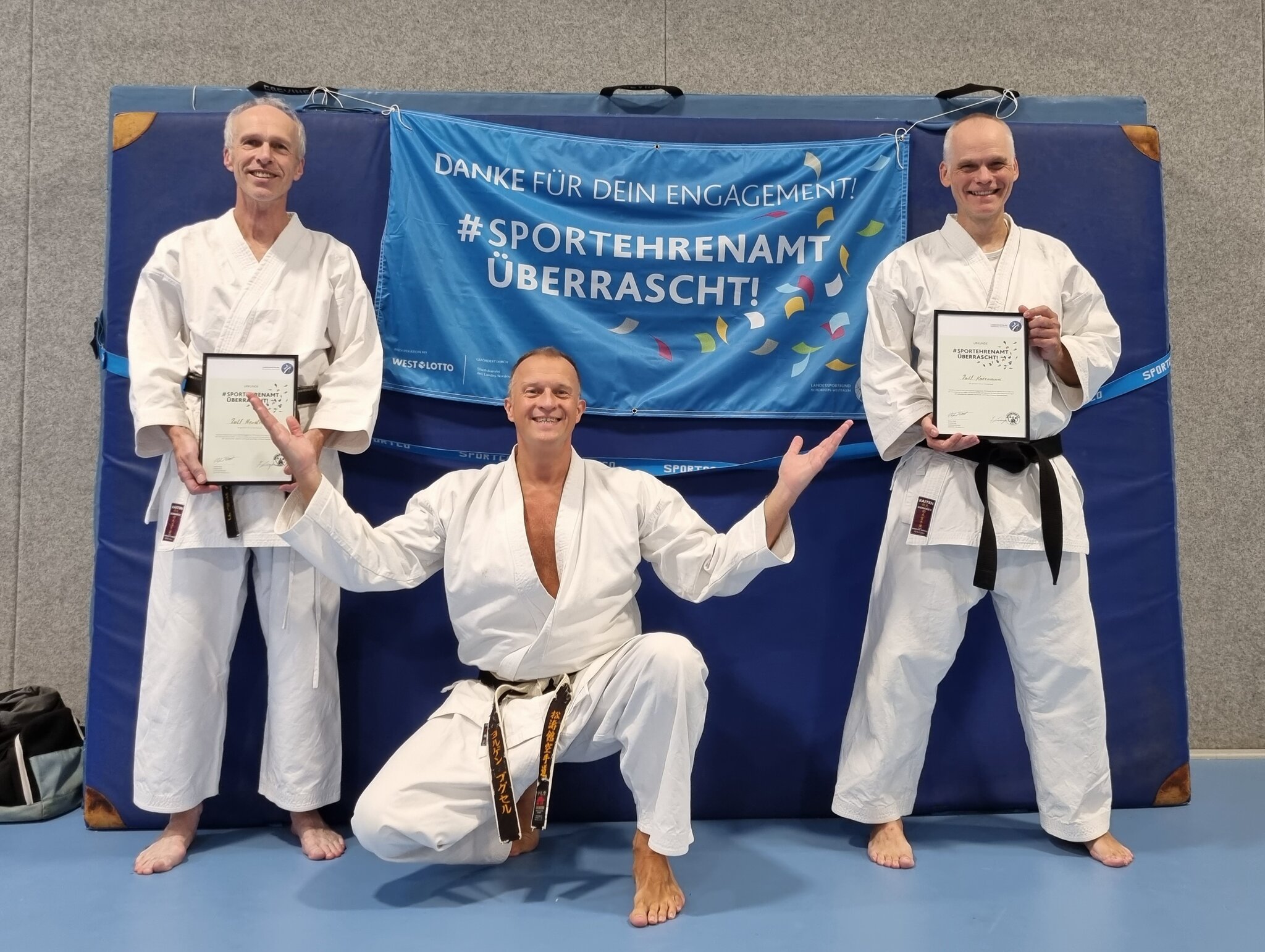 Karate-Sport: LSB Überrascht Ehrenamtler Ralf Kossmann und Rolf ...