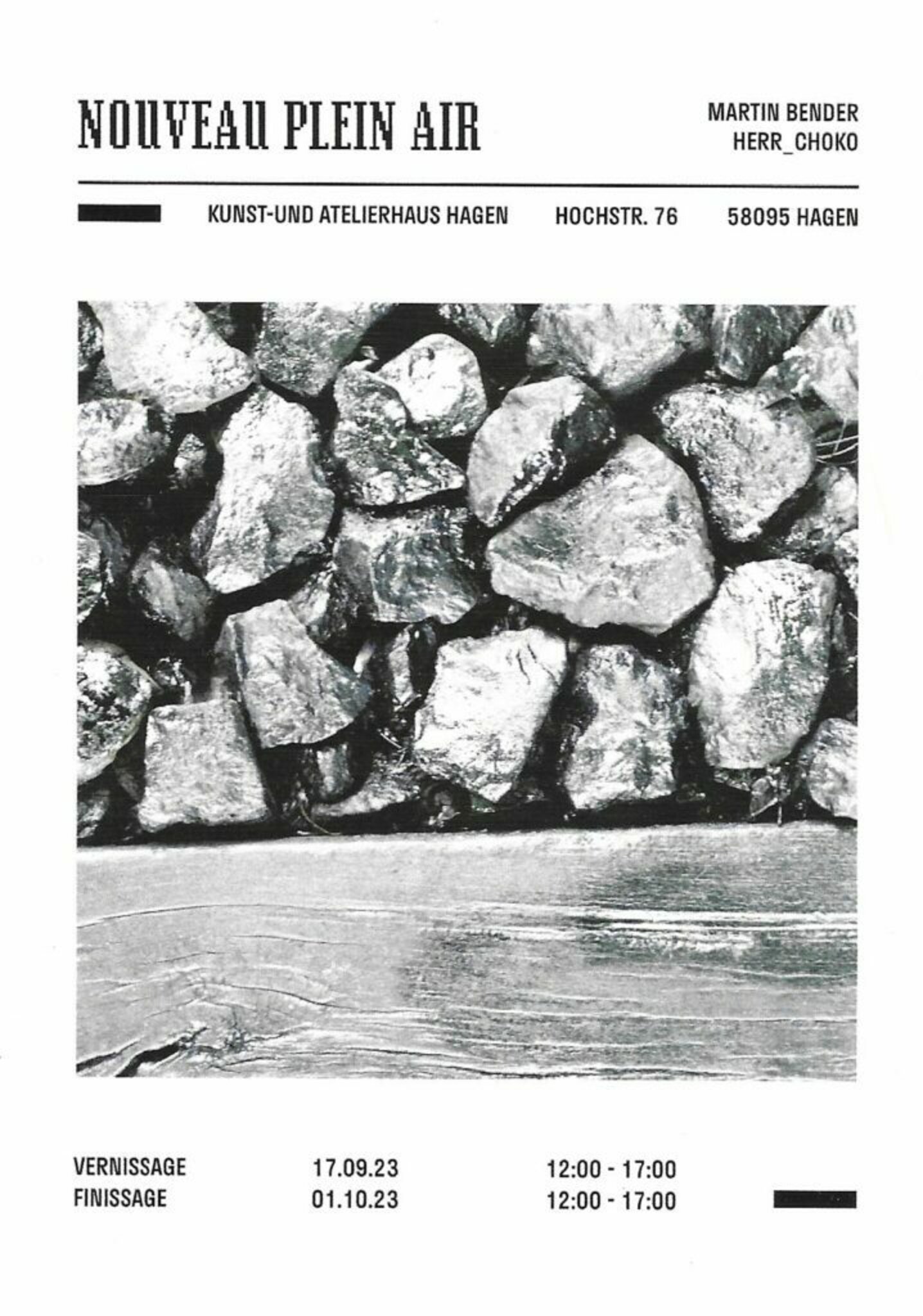 Nouveau Plein Air am 17. September und 1. Oktober: Gastausstellung von ...