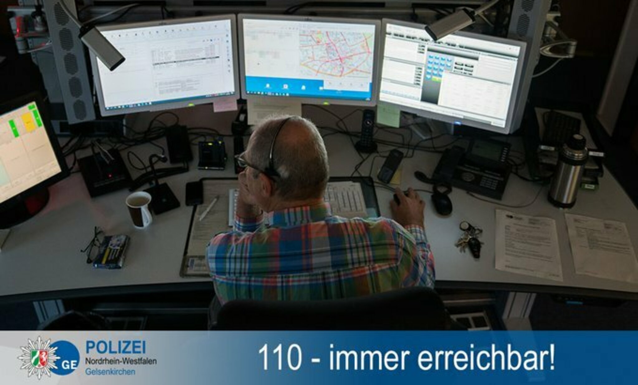 1. Oktober ist Tag des Notruf 110 - Marl