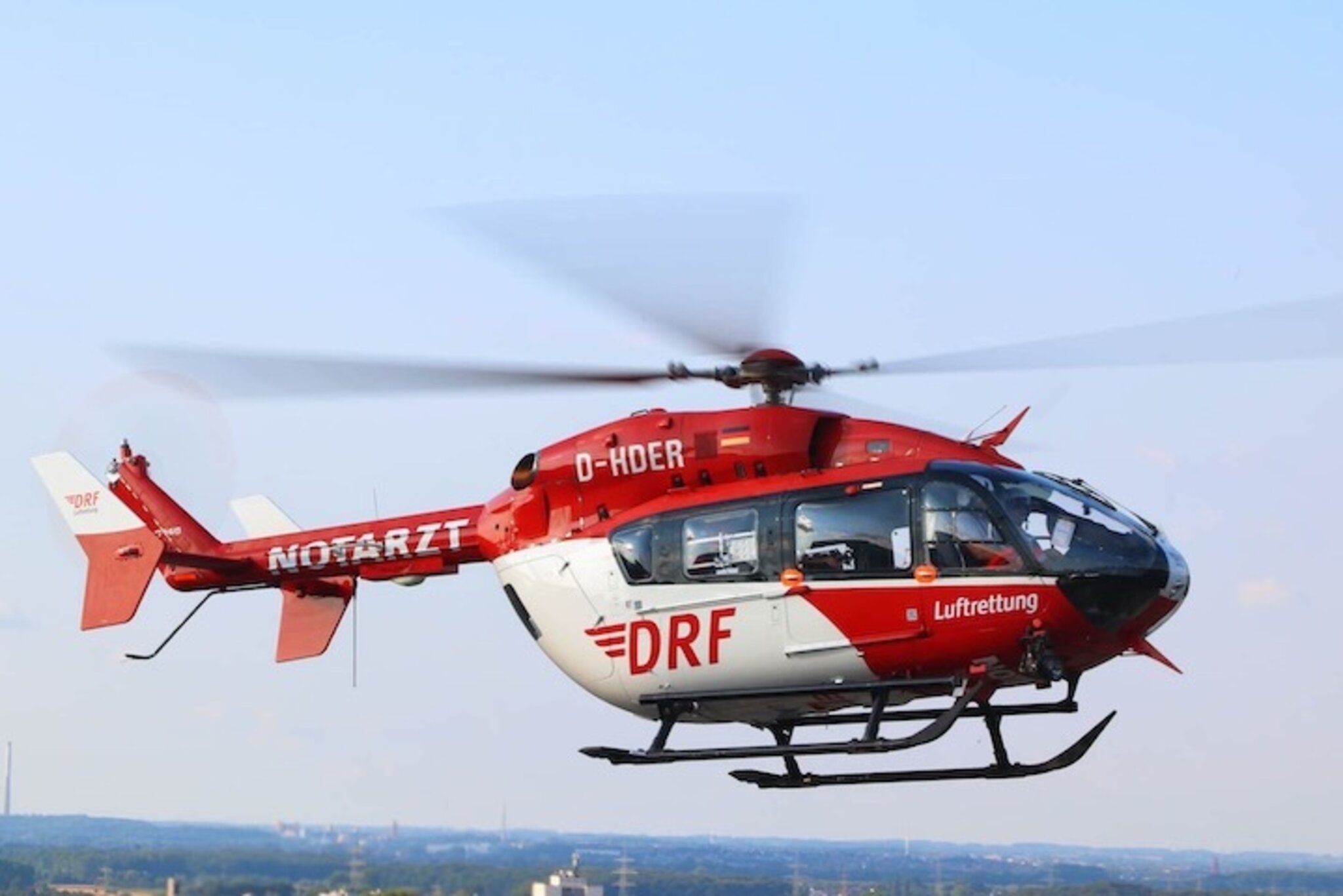 Schwerer Unfall, Rettungshubschrauber im Einsatz - Marl