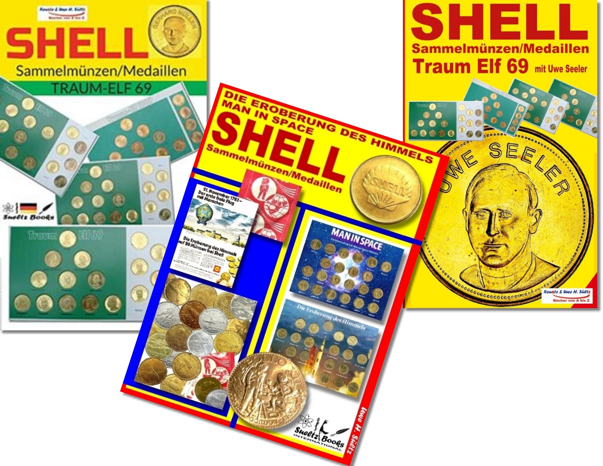 SHELL Münzen Medaillen TRAUM ELF 1969 MEXICO 70 Die Eroberung des ...